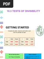 Divisibility Rules 1 10 Chart 1a | PDF | Arithmetic | Mathematics