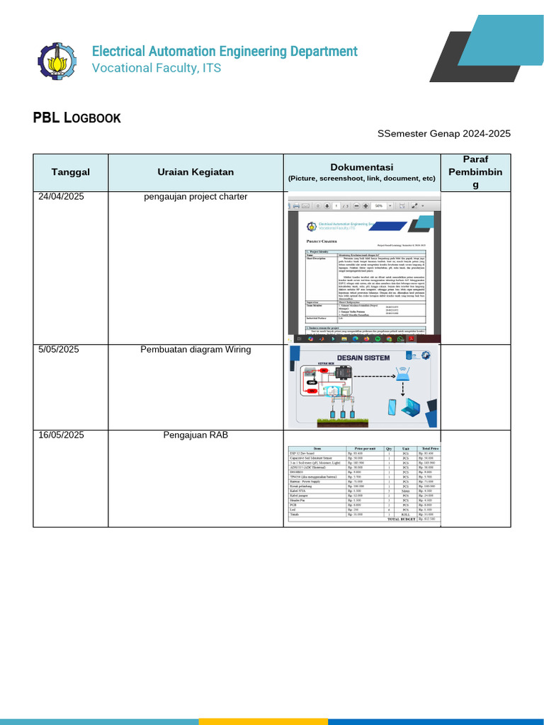 LogBook PBL | PDF