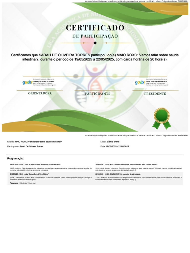 Certificado Participacao zy8PB | PDF