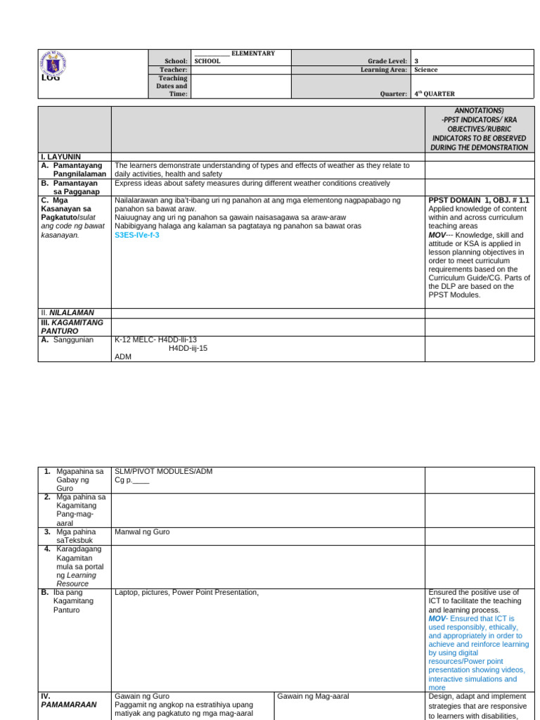 Science3 - Pagbabago-Bago NG Panahon | PDF