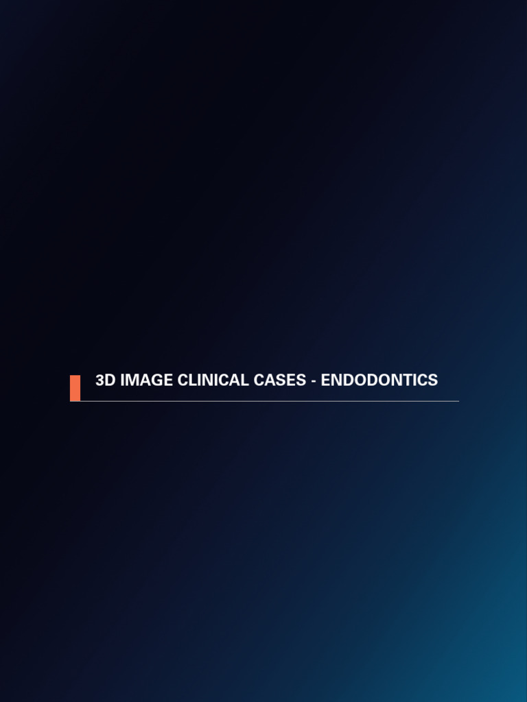 Clinical Cases Endodontics | PDF | Dental Anatomy | Dentistry