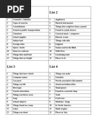 Divergent Naming Tasks | PDF