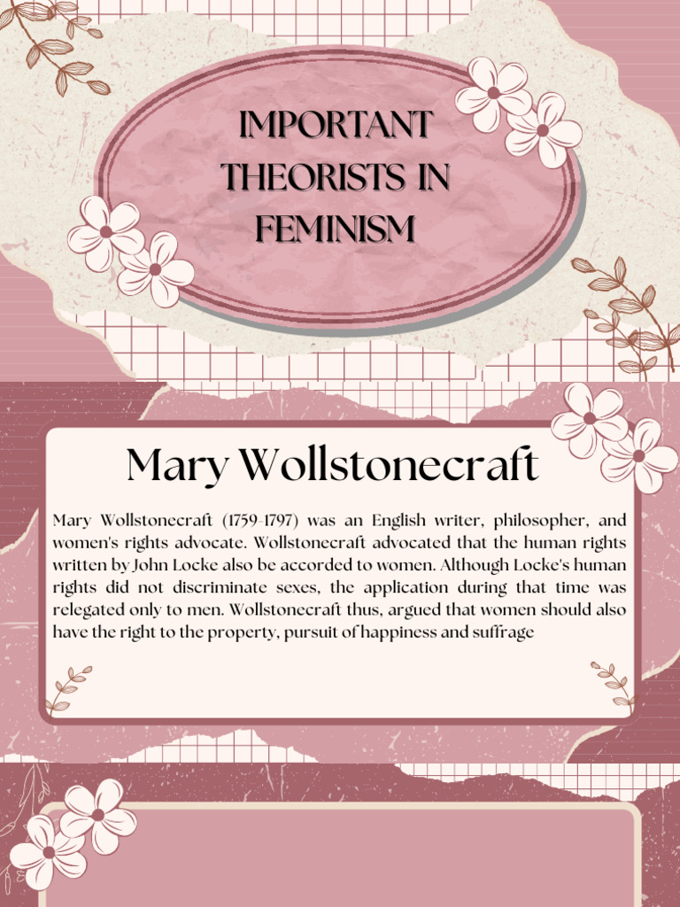 Key Feminist Theorists Overview | PDF | Gender Studies | Feminism