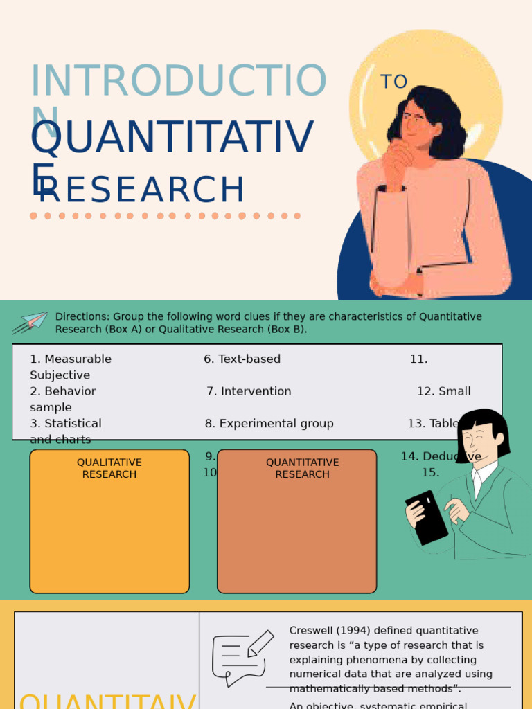 Kinds of Quantitative 1 | PDF | Statistics | Quantitative Research