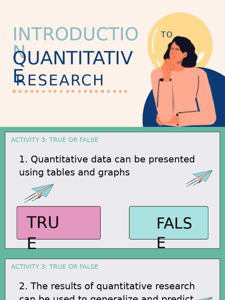 Kinds of Quantitative 4 | PDF | Quantitative Research | Statistics