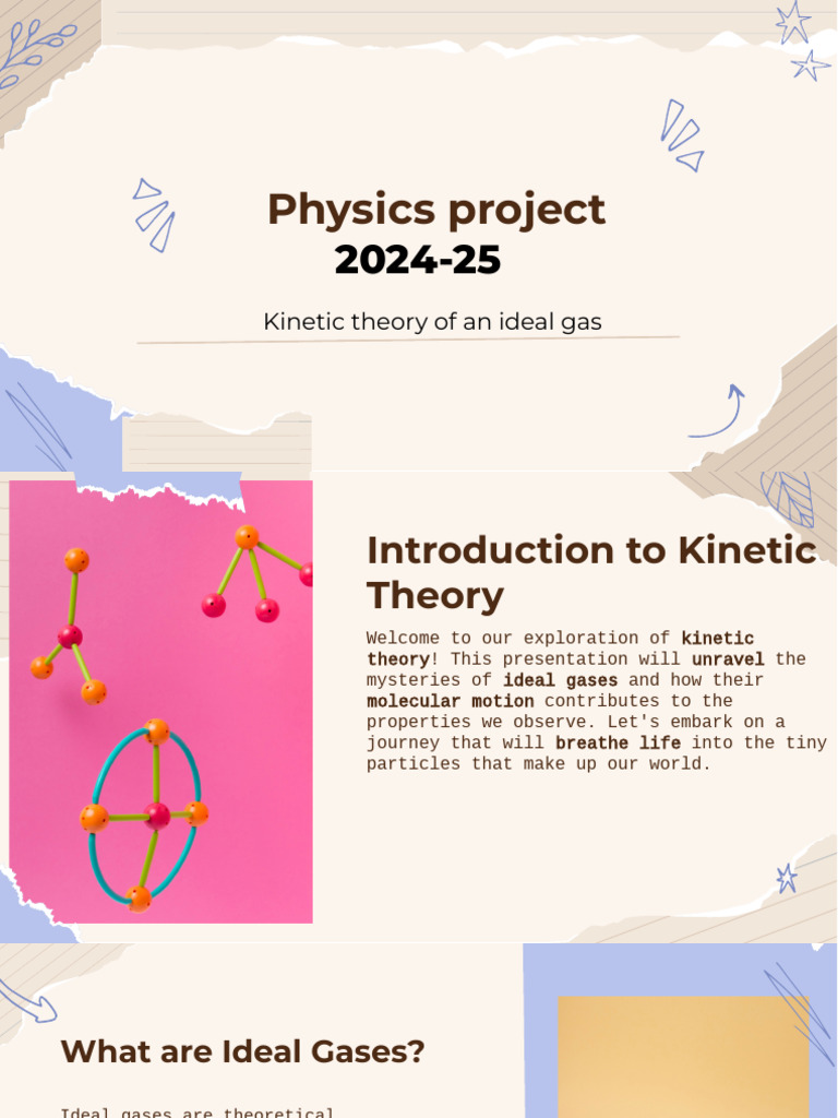 Slidesgo Breathing Life Into Molecules Unraveling The Kinetic Theory of ...