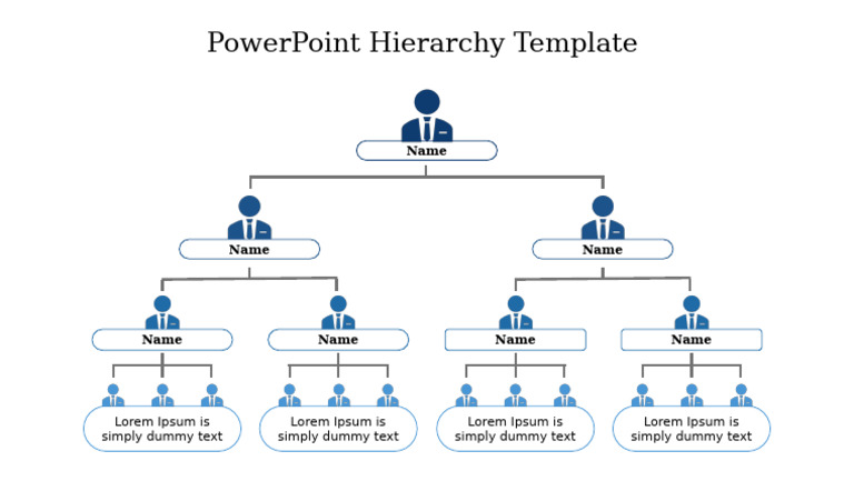 702945-PowerPoint Hierarchy Template | PDF