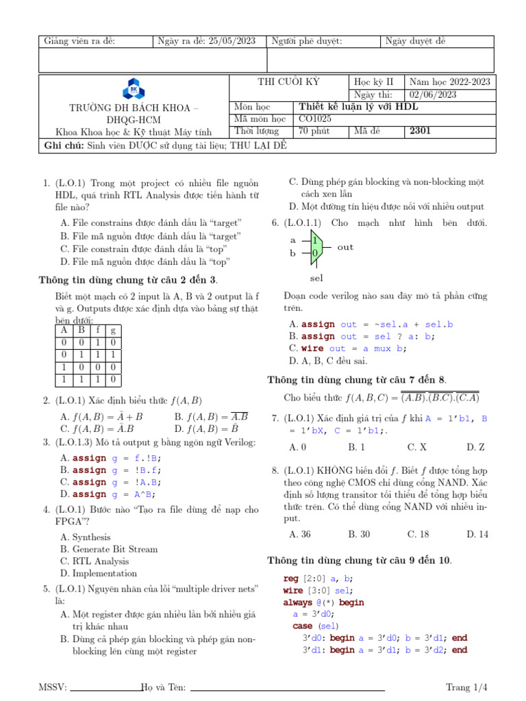Final Exam Sample | PDF
