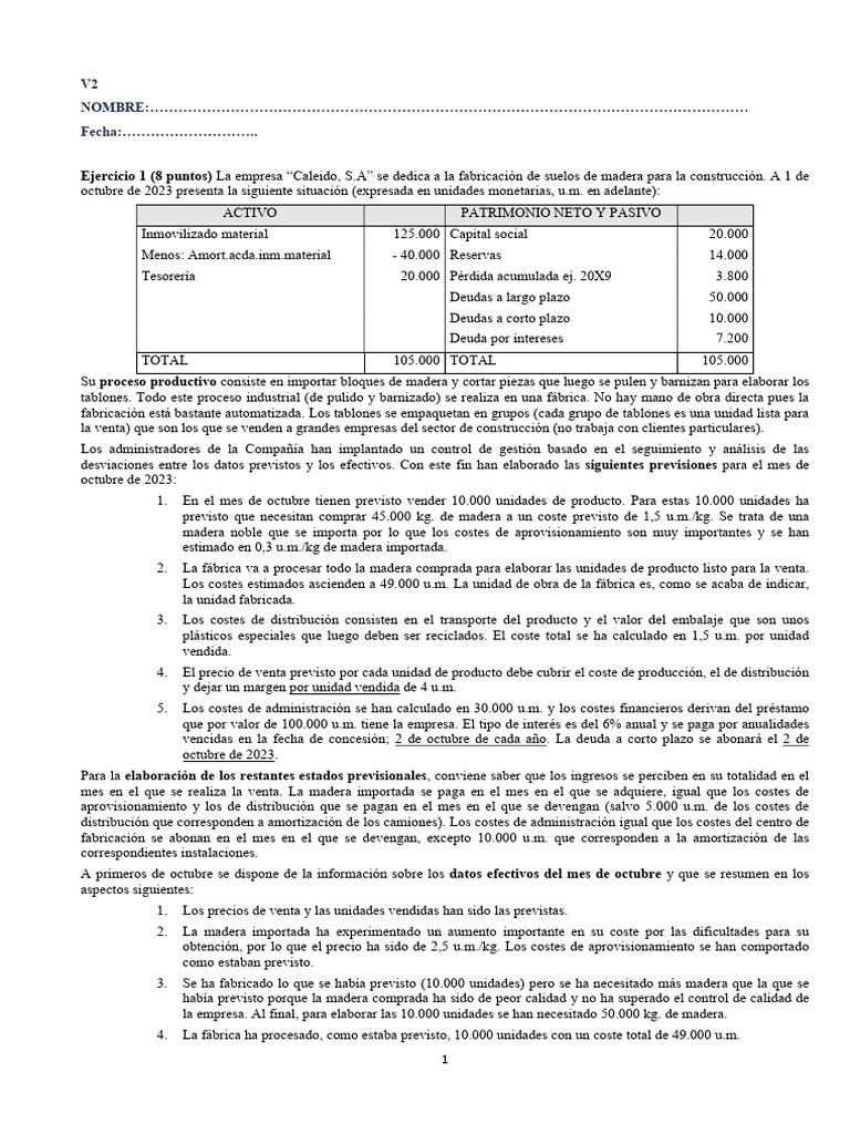 Test Ade Adeinfs - Tema 4 v2 | PDF | Presupuesto | Economias