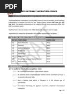 2025 Kcse Registration Return Envelops | PDF | Written Communication