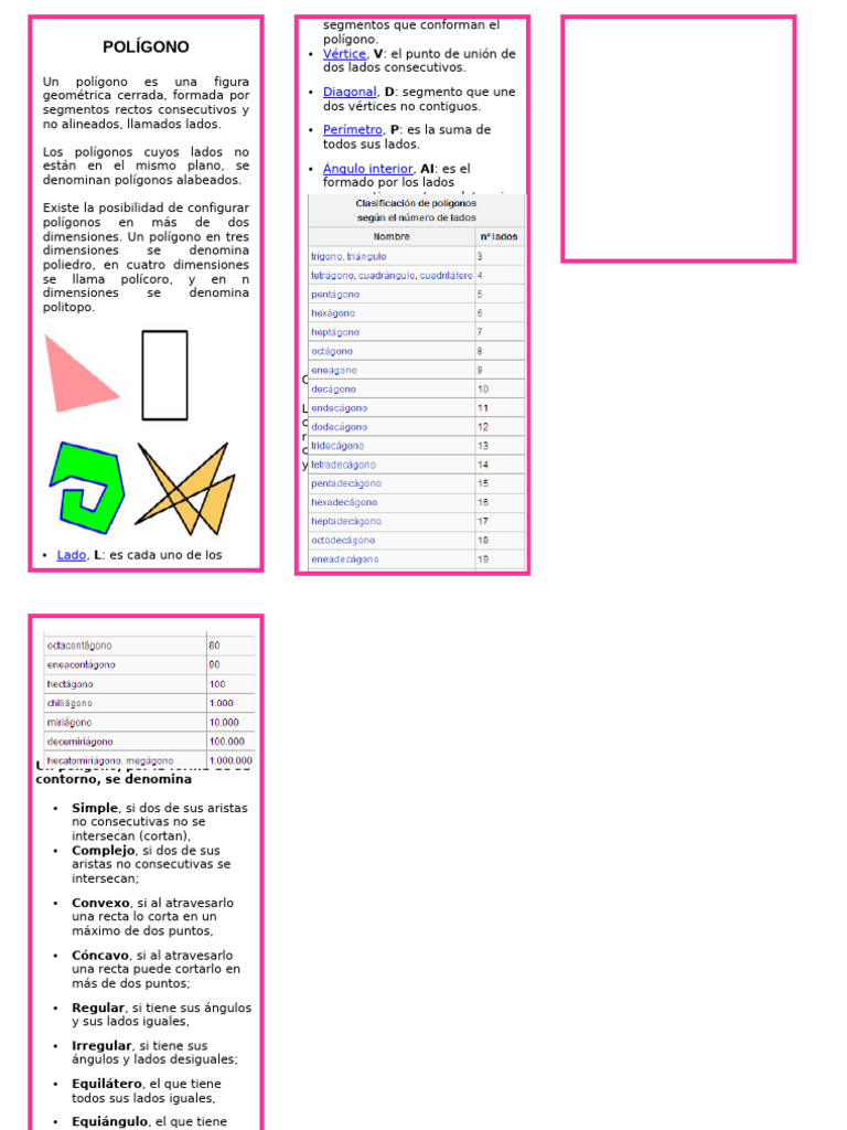 Triptico El Poligono | PDF