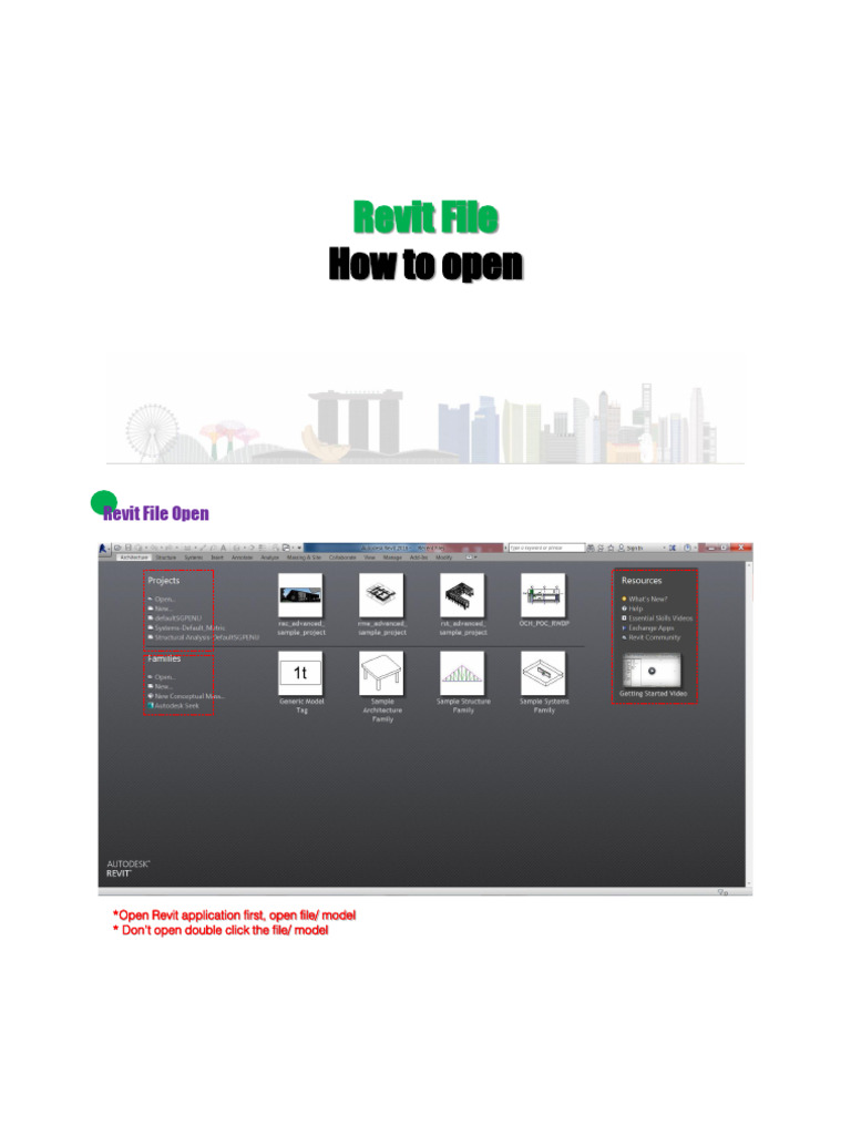 Revit File Open | PDF | Auto Cad | Autodesk Revit