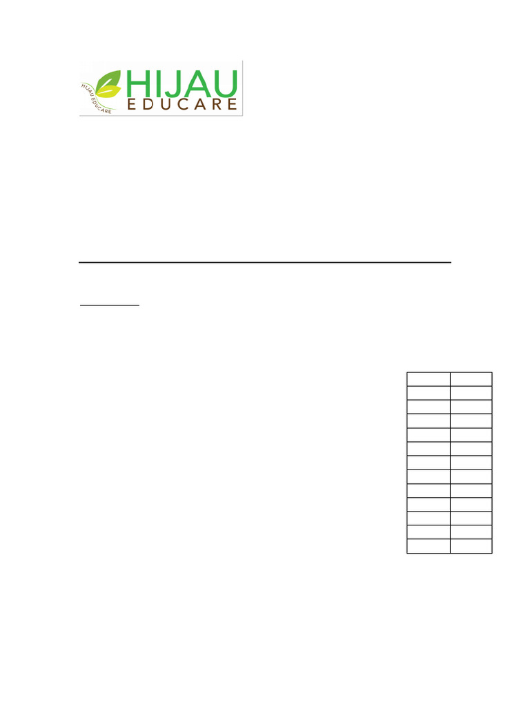 Science Year 5 Mid-Year Exam (August 2021) | PDF | Germination | Seed