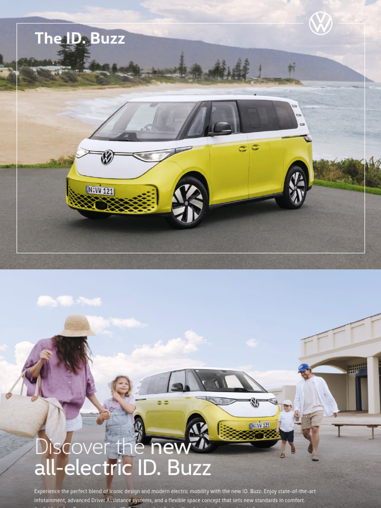 All-Electric ID. Buzz: Features & Specs | PDF | Headlamp | Trunk (Car)
