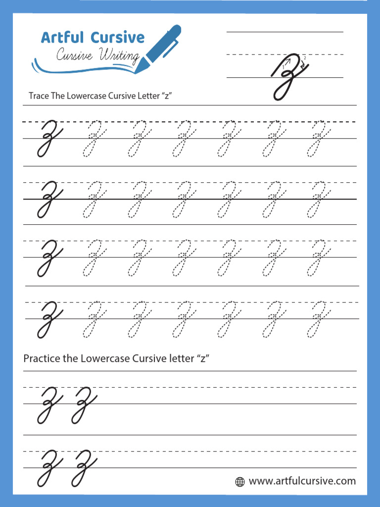 Cursive Z | PDF