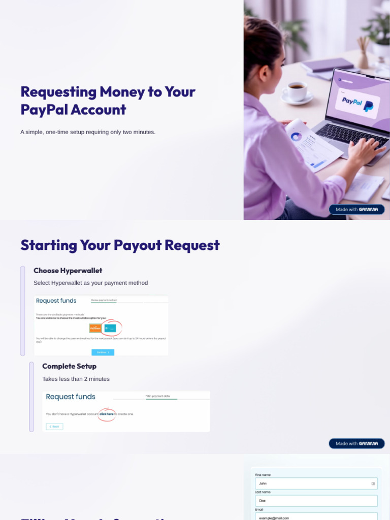 PayPal Through Hyperwallet | PDF