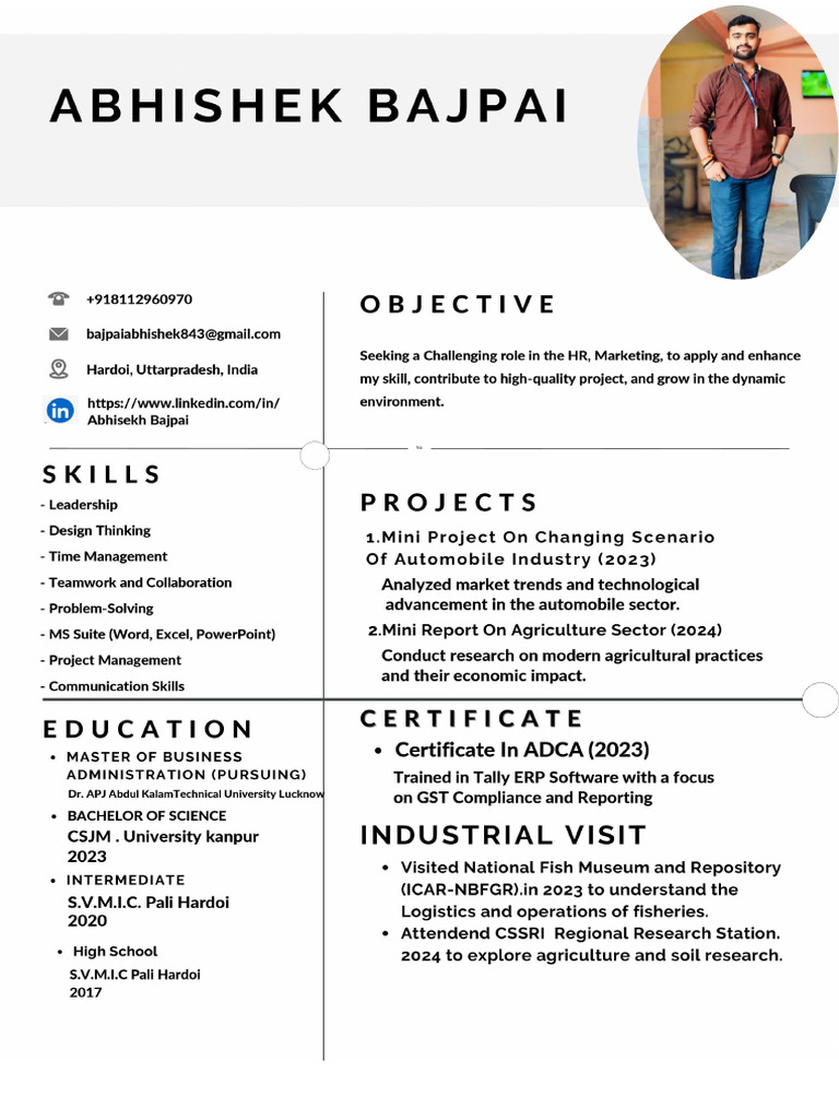 Abhishek CV | PDF