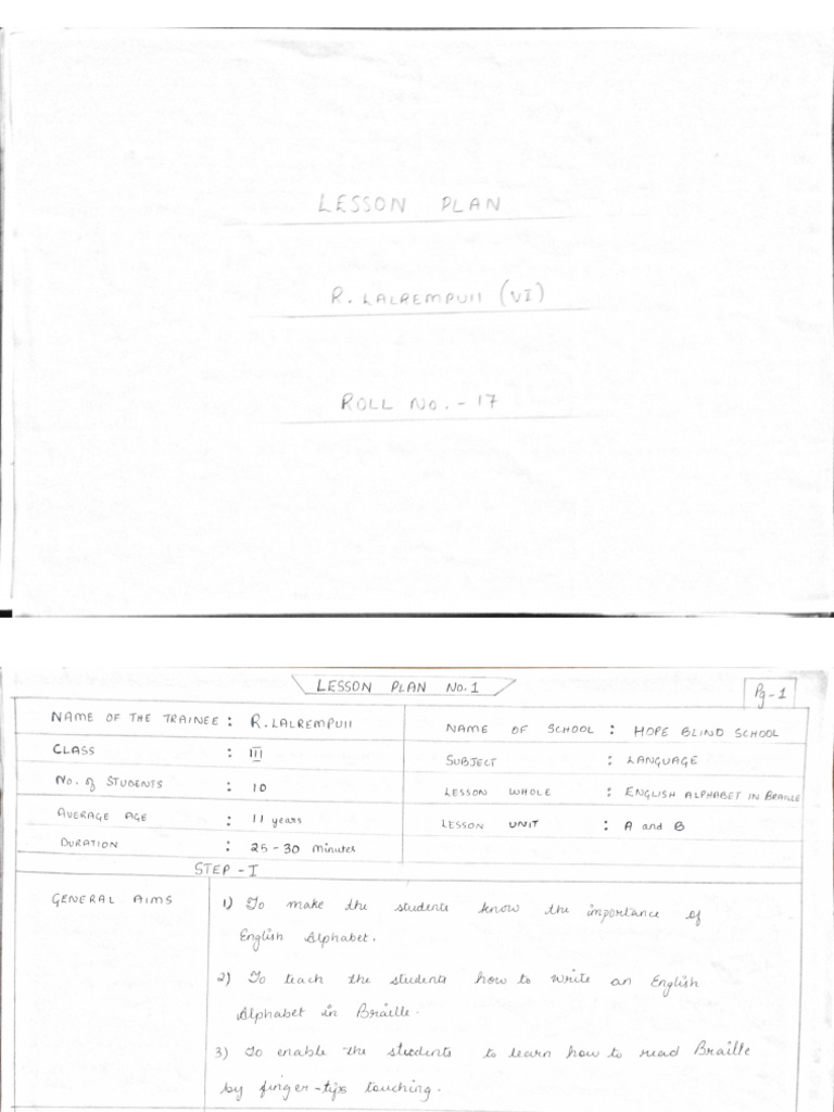 Lesson Plan Assignment | PDF