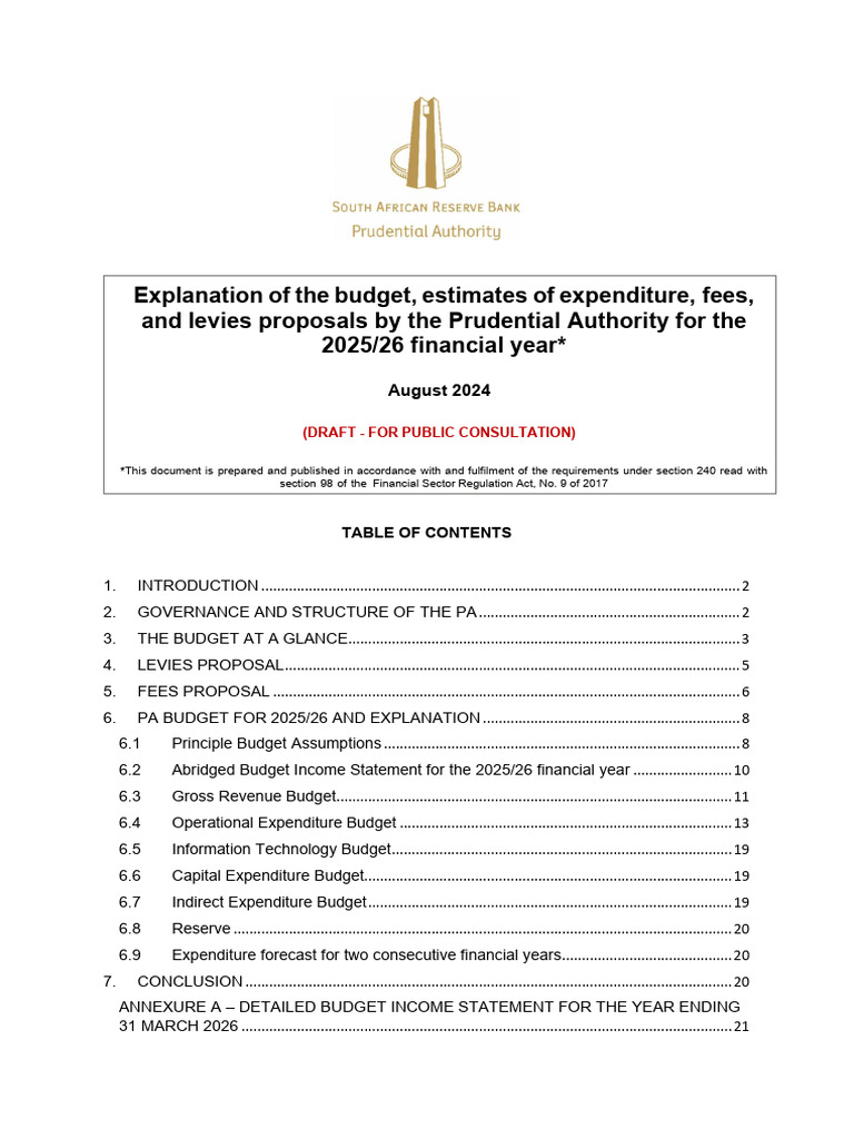 PA Budget and Levies Proposal 2025/26 | PDF | Taxes | Consumer Price Index