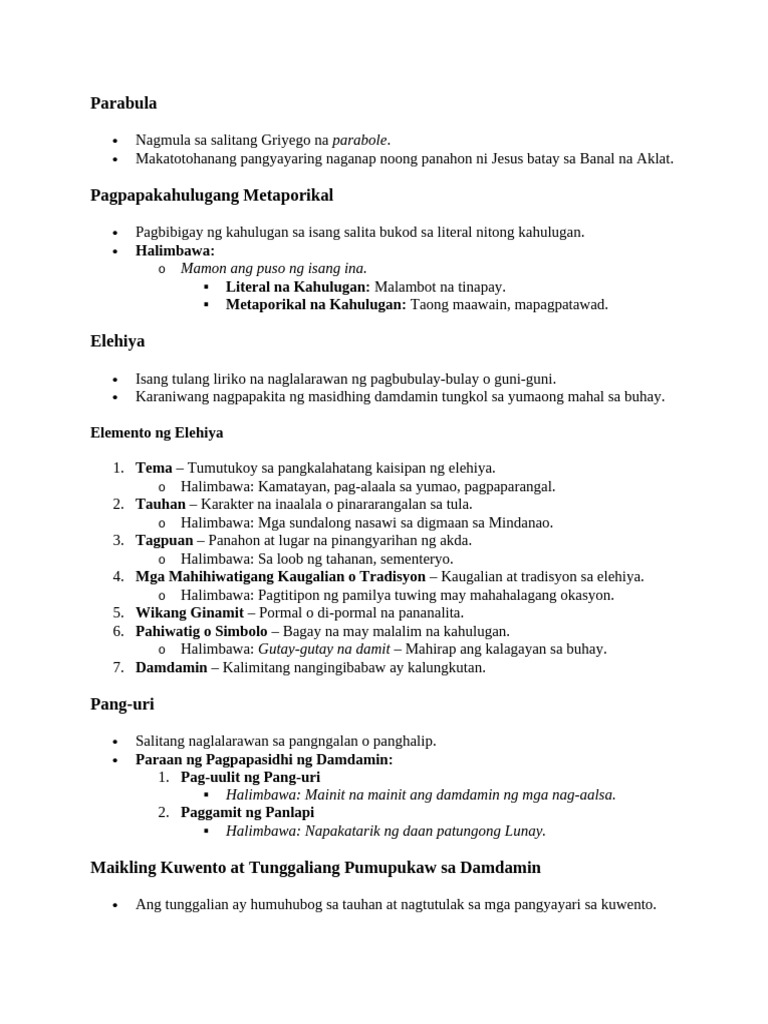 G9 Reviewer On Q3-Fil | PDF