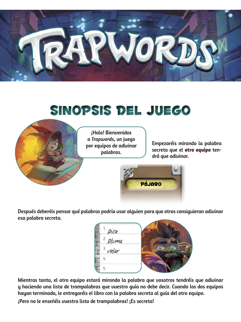 Trapwords Blanco Overview Es | PDF