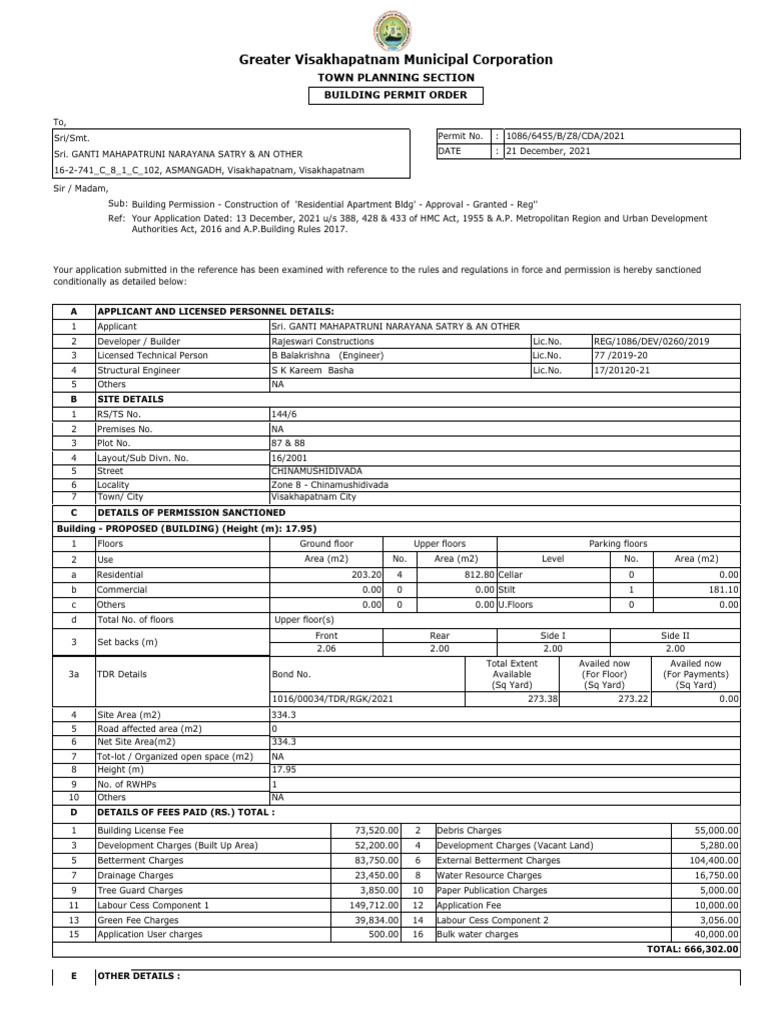 03 GVMC Plan Permit Order NL | PDF | Solar Power | Photovoltaics