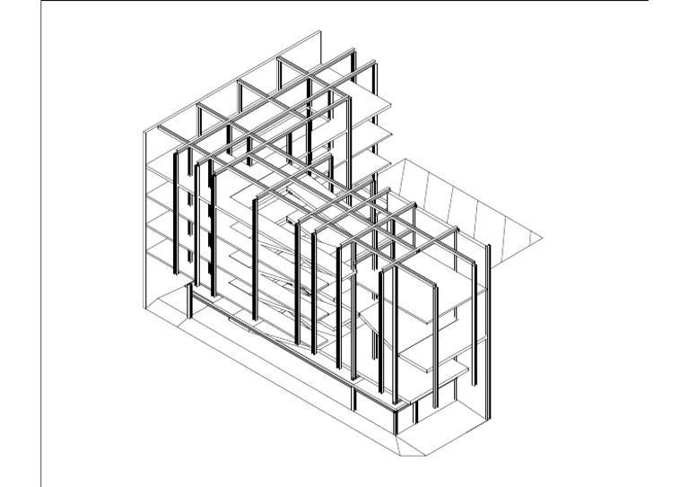 Axo Estructura-Modelo Lineas | PDF