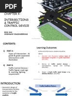 Highway Engineering I - Topic 6 - Intersections Interchanges | PDF | Interchange (Road ...