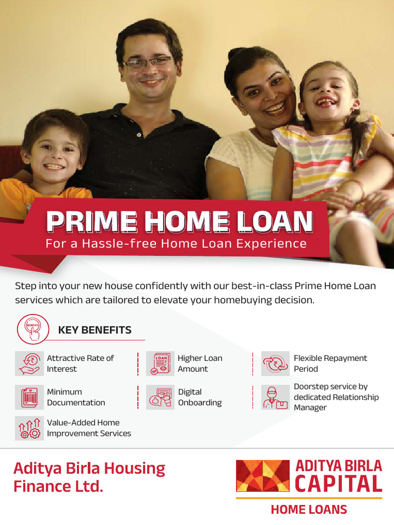 ABHFL - Prime Home Loan - Leaflet | PDF