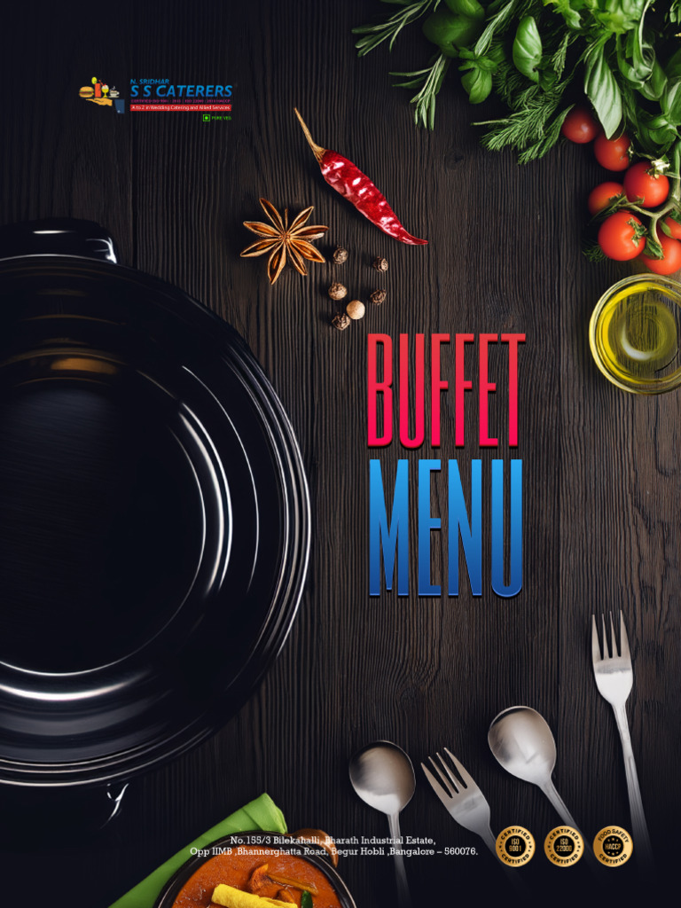 Buffet Sample Menu North | PDF