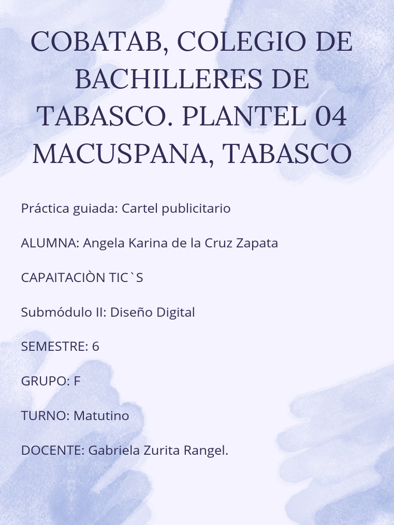 Practica Guiada Cartel Publicitario | PDF
