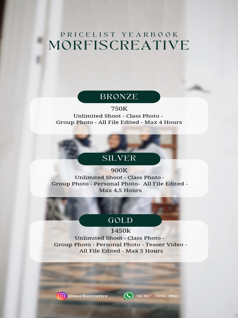 Pricelist Morfis Yearbook | PDF