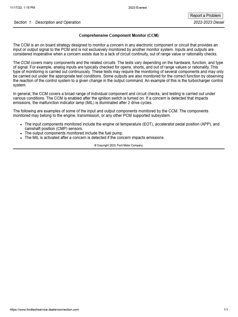 Understanding Comprehensive Component Monitor | PDF | Throttle ...
