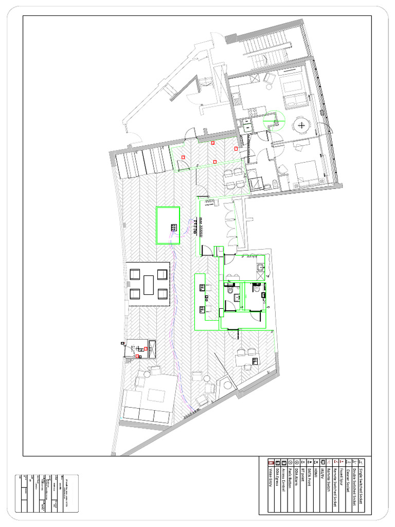 0663-004 - Small Power & Data Layout Rev A | PDF