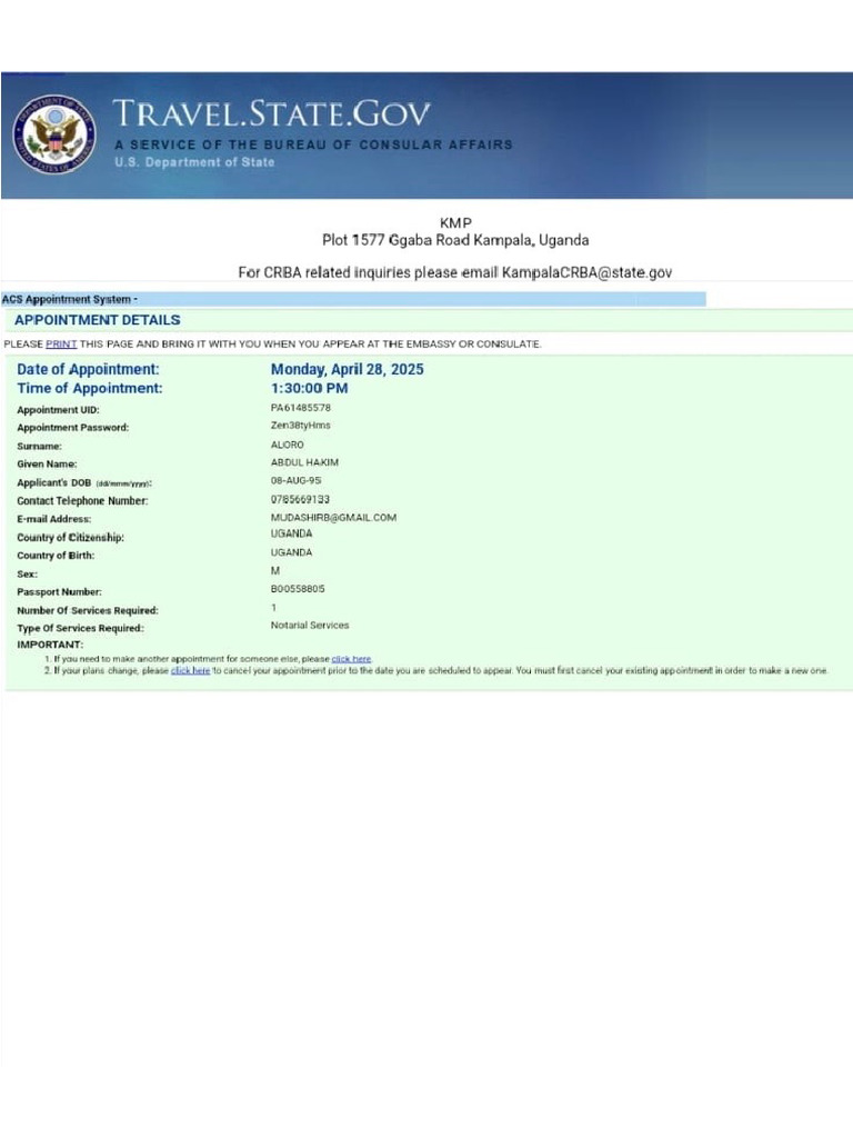 28th Appointment | PDF