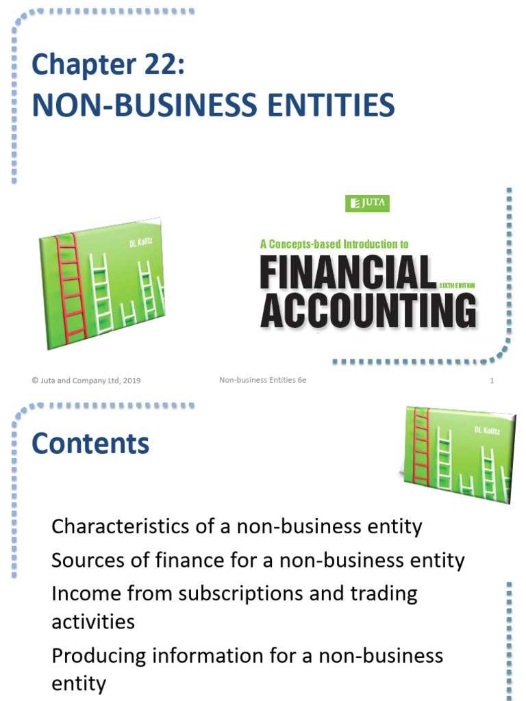 22 Non-Business Entities 6ed | PDF | Expense | Financial Services