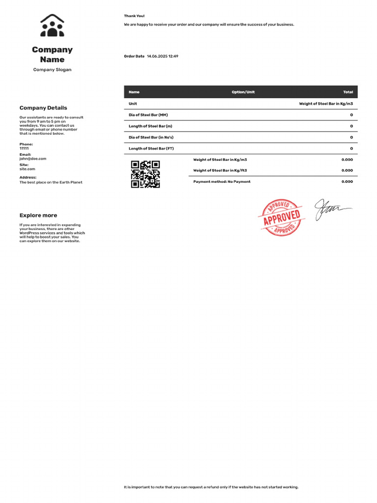 Steel Bar Weight Calculator | PDF