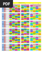 NEW Class Time Table 2025 26 | PDF