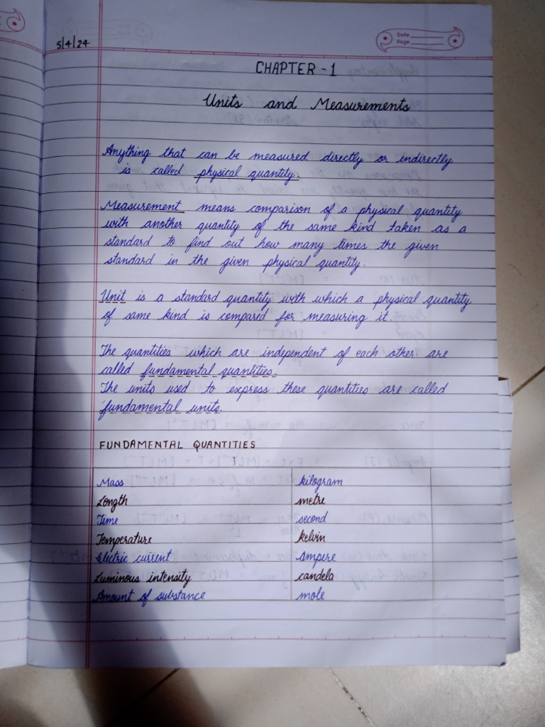Unit and Measurement & Laws of Motion | PDF