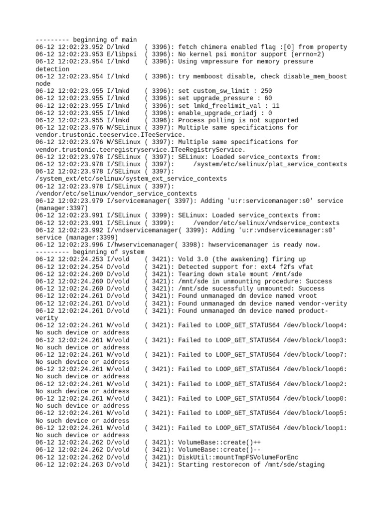 Logcat Prev CSC Log | PDF | Operating System Technology | System Software