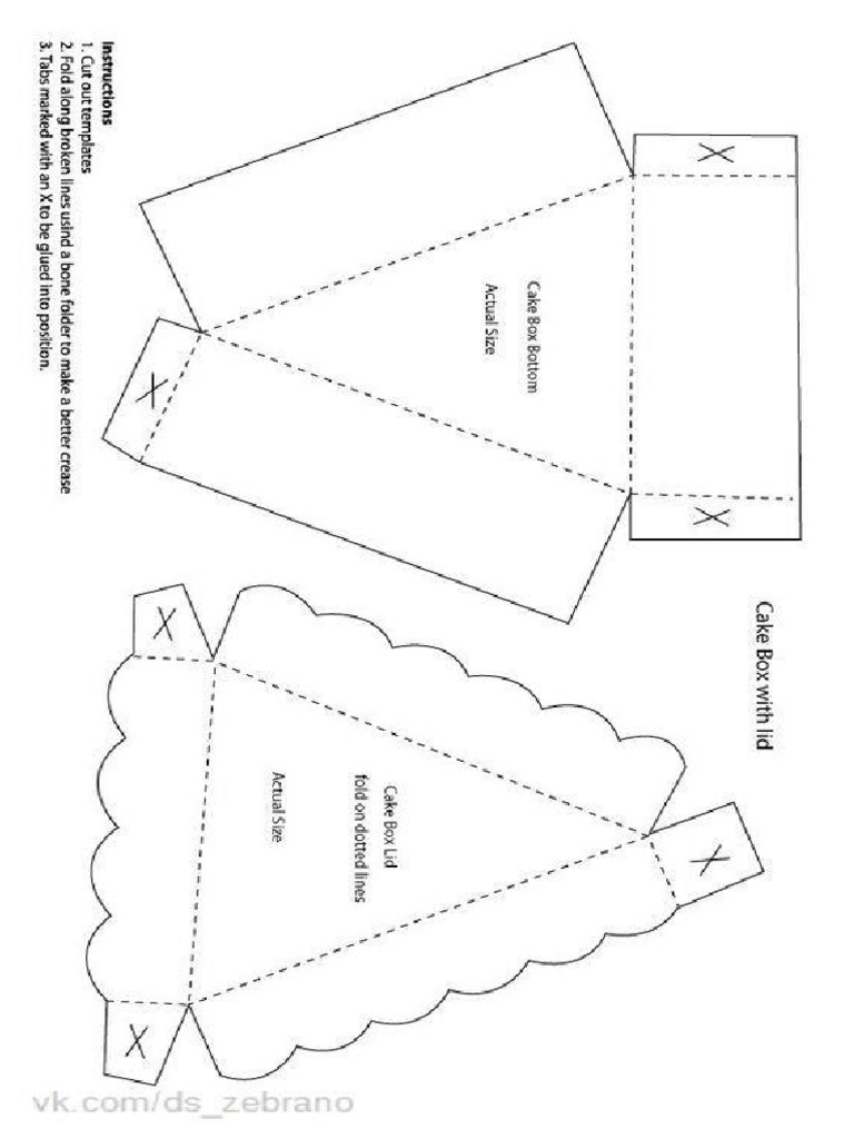 Slice Cake Box | PDF