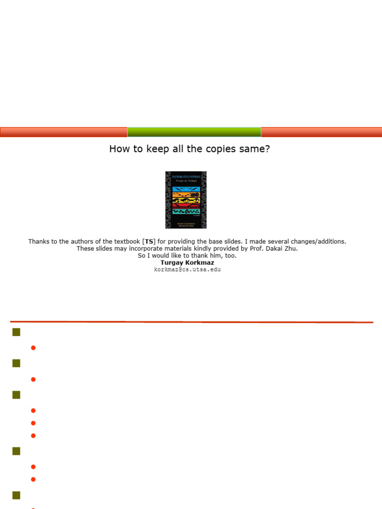 Ch07 Ts TK Consistency Replication | PDF | Replication (Computing) | Cache (Computing)