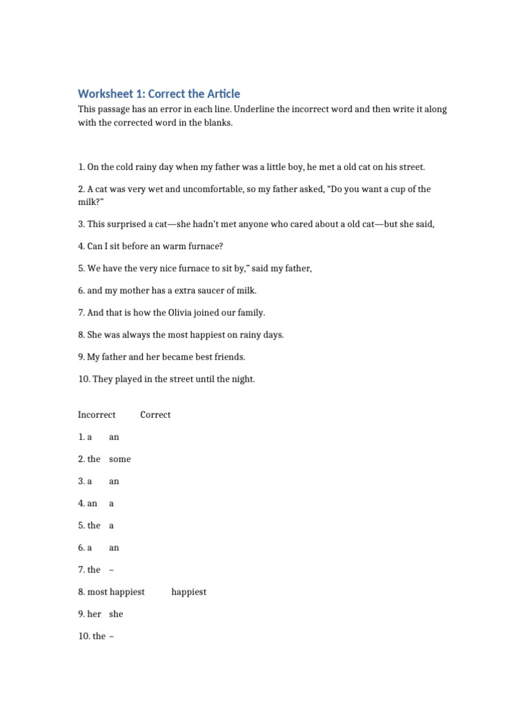 Grammar Practice Worksheets | PDF | Language Families | Linguistic Typology