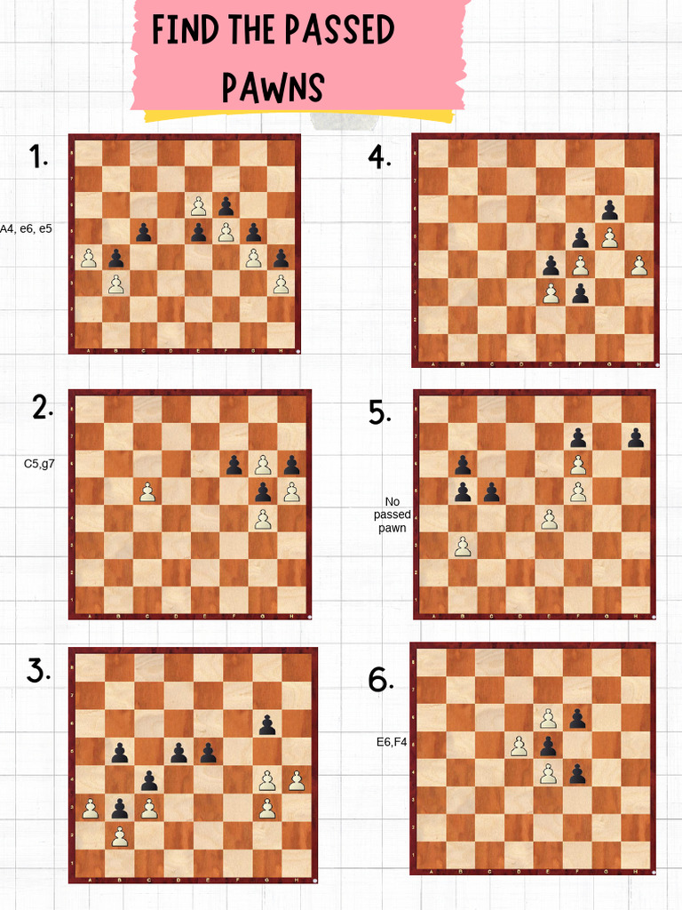 Passed Pawns HW | PDF