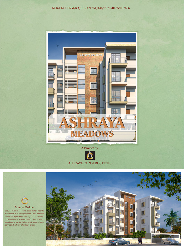Ashraya Meadows - Brochure | PDF