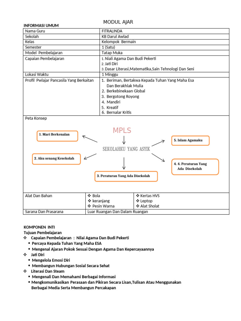 Modul Ajar Kelompok A MPLS | PDF