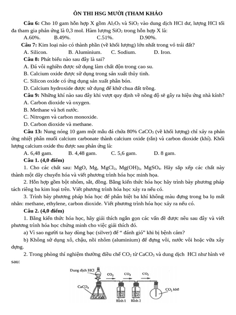 Tài Liệu Tham Khảo Ôn Hsg Mười 24 25 | PDF