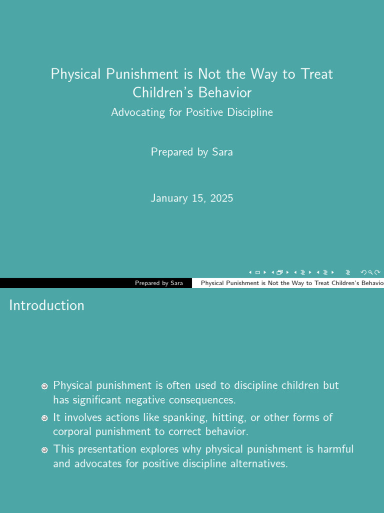 Alternatives to Physical Punishment | PDF | Corporal Punishment In The ...