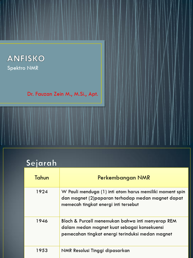 Anfisko 07 Spektro NMR | PDF