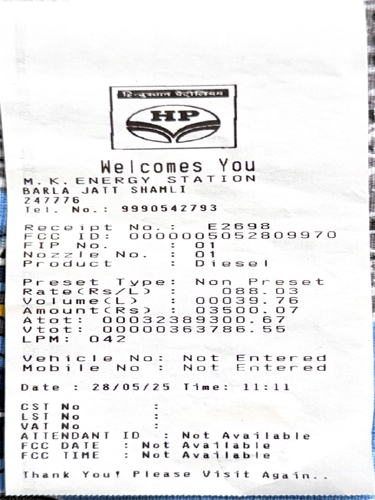 May 25 Fuel Bills | PDF